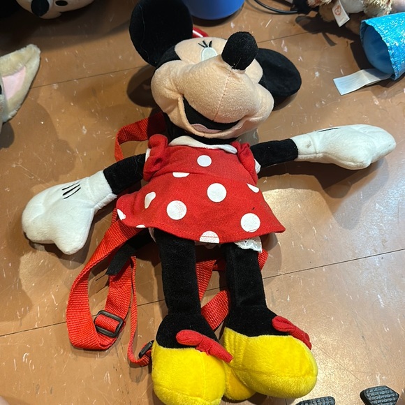 Disney | Toys | Minnie Mouse Disney Plush Backpack | Poshmark